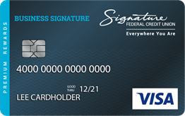 Signature Federal Credit Union - Business Visa Signature