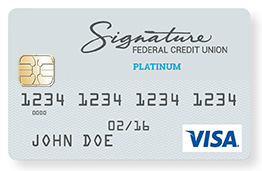 Signature Federal Credit Union - Visa Platinum